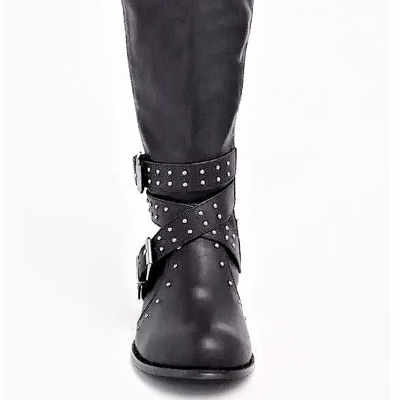 torrid | Shoes | Wide Width Calf New Torrid Studded Knee Moto Boots ...